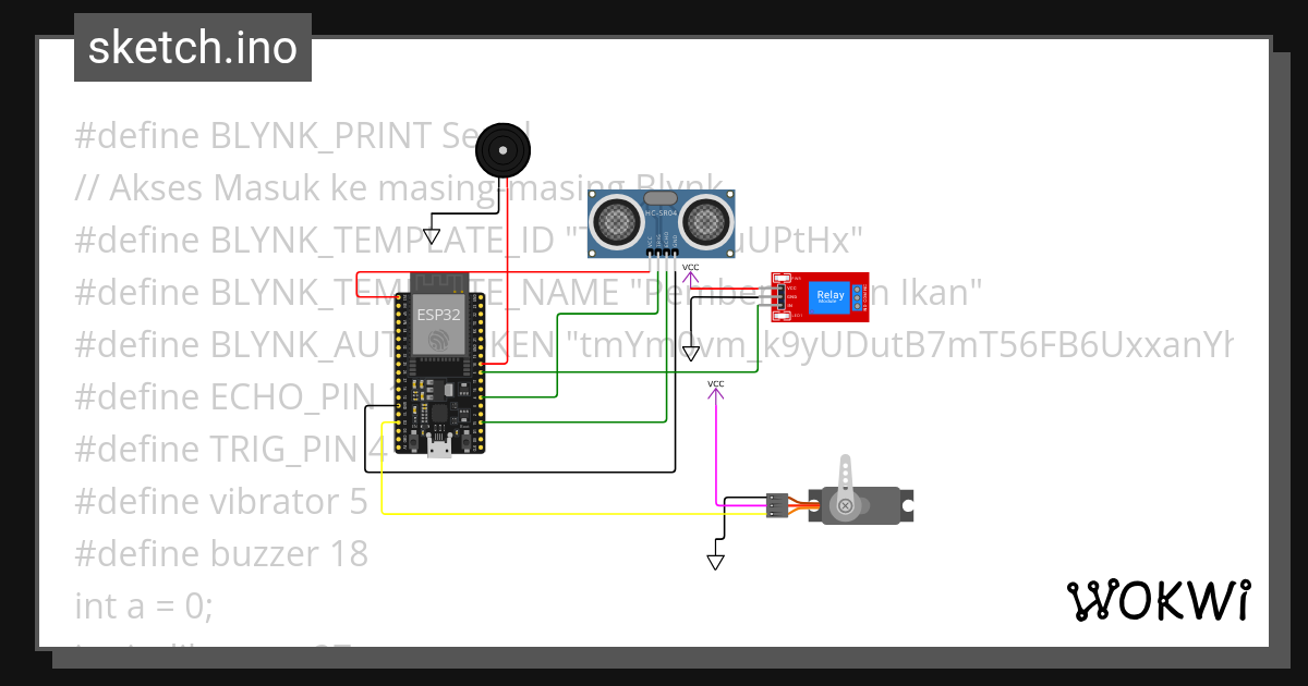 Project2 Pakan Ikan Wokwi Esp32 Stm32 Arduino Simulator 1529
