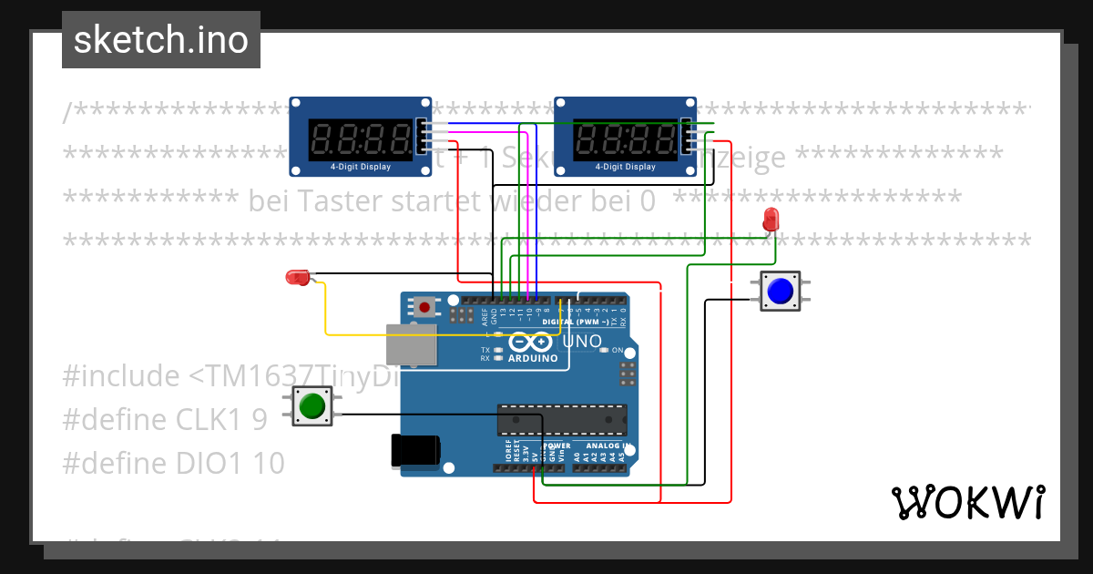 UP-Down - Wokwi ESP32, STM32, Arduino Simulator