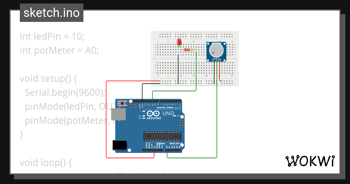 Les2_Oef6_Fading_LED_potentiometer - Wokwi ESP32, STM32, Arduino Simulator