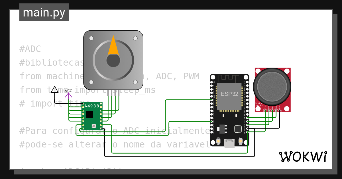 Adc Pwm Joy Wokwi Esp32 Stm32 Arduino Simulator 