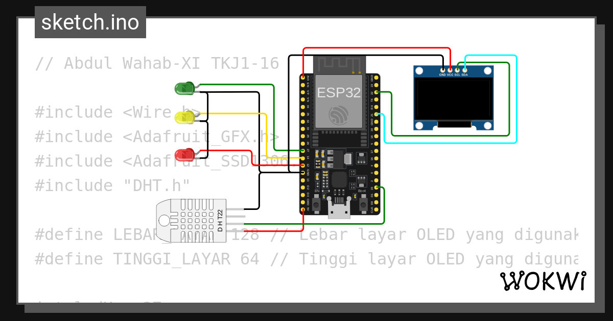 Esp Dht Monitoring Oled Abdul Wahab Copy 2 Wokwi Esp32 Stm32 Arduino Simulator