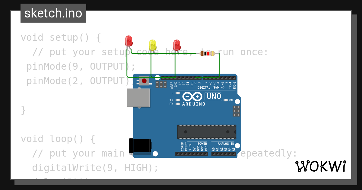 Leddithya 8a Lampu Bersamaan Wokwi Esp32 Stm32 Arduino Simulator