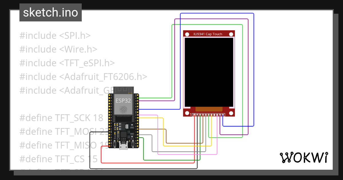 Tfttouch Wokwi Esp32 Stm32 Arduino Simulator