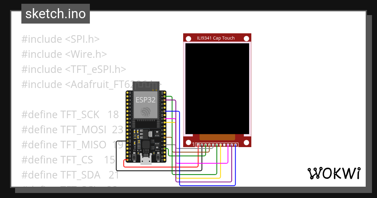 x y แสดงเลข - Wokwi ESP32, STM32, Arduino Simulator
