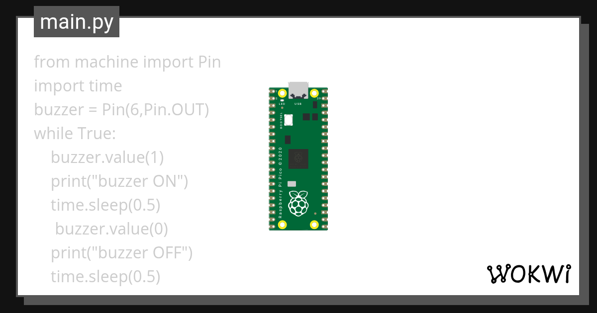 Buzzer Interfacing Wokwi Esp32 Stm32 Arduino Simulator