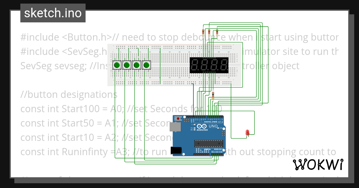 Fcd With Sevseg Libry Wokwi Esp32 Stm32 Arduino Simulator