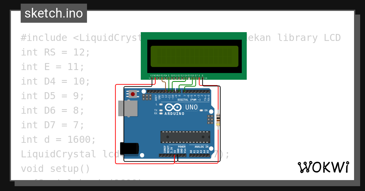 Lcd Lagi Wokwi Esp32 Stm32 Arduino Simulator 