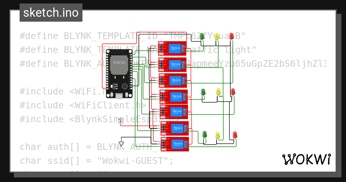 Traficlight Copy Wokwi Esp32 Stm32 Arduino Simulator 6181