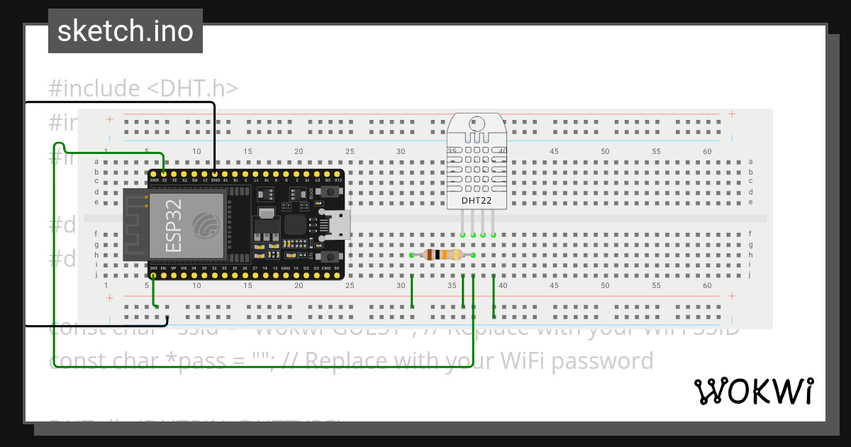 Noureddine TP1 2024 - Wokwi ESP32, STM32, Arduino Simulator