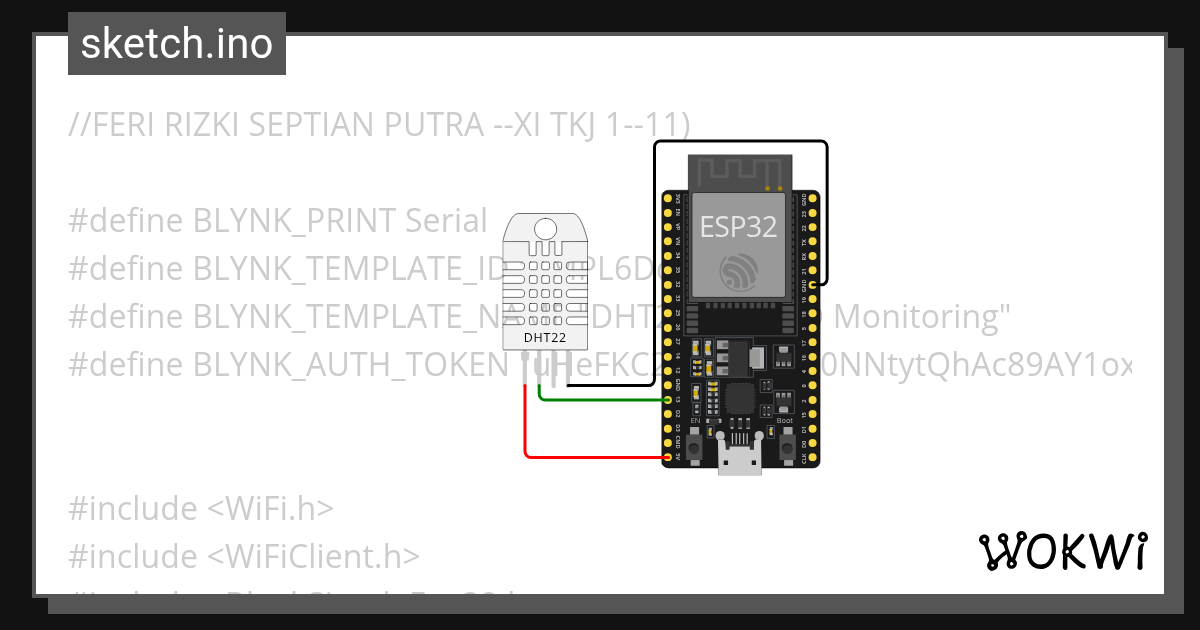 DHT22 Monitoring --Ferry-- Copy (2) - Wokwi ESP32, STM32, Arduino Simulator