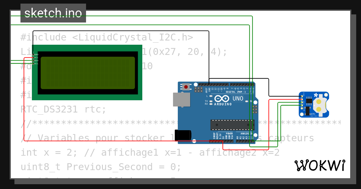 Affichagebascule Wokwi Esp32 Stm32 Arduino Simulator 