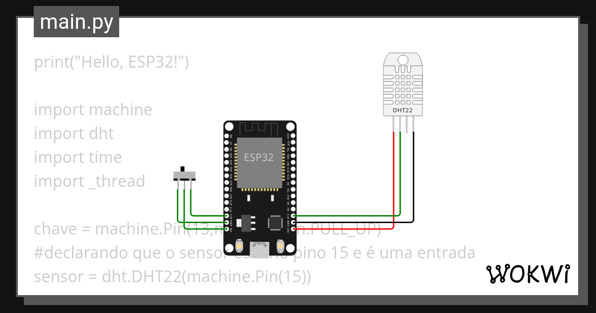 Sensor de temperatura Copy Thread - Wokwi ESP32, STM32, Arduino Simulator Sensor de temperatura Copy Thread - Wokwi ESP32, STM32, Arduino Simulator
