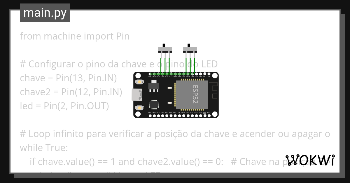 Chaves! Copy - Wokwi ESP32, STM32, Arduino Simulator