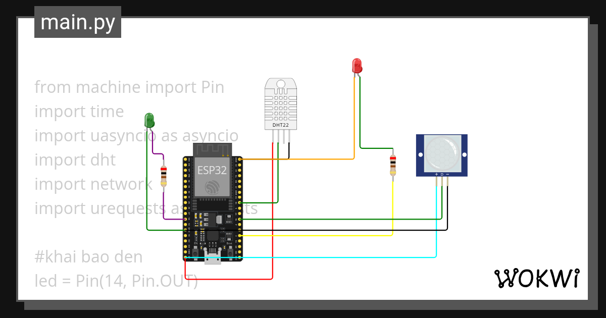 Đa nhiệm 2 - Wokwi ESP32, STM32, Arduino Simulator