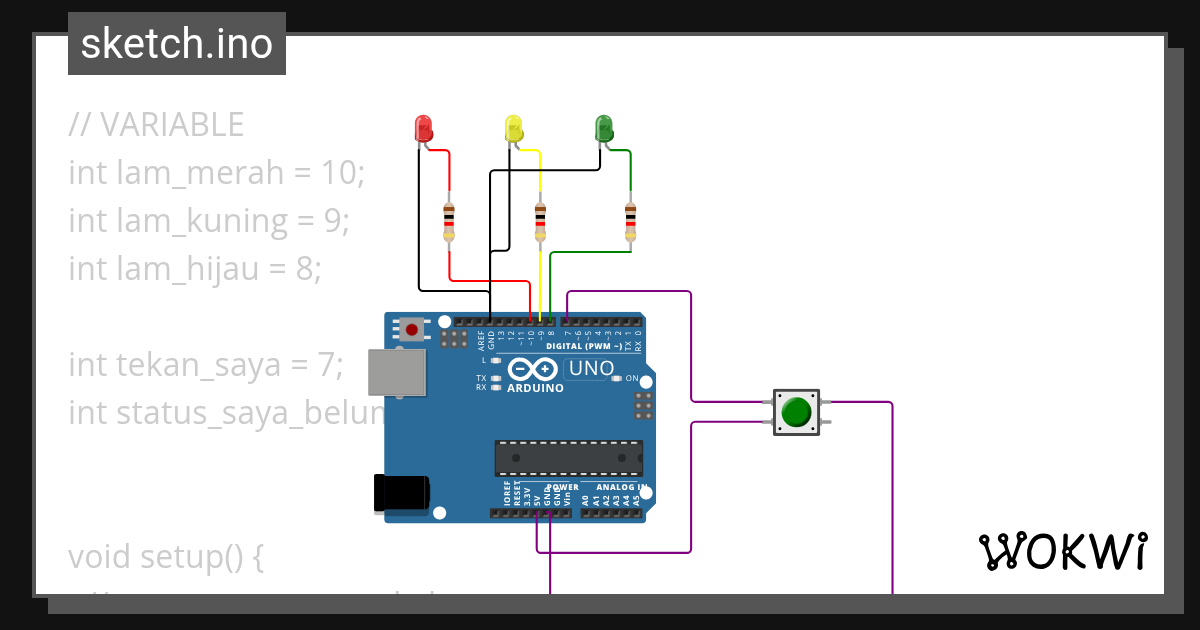 projek 3 - Wokwi ESP32, STM32, Arduino Simulator