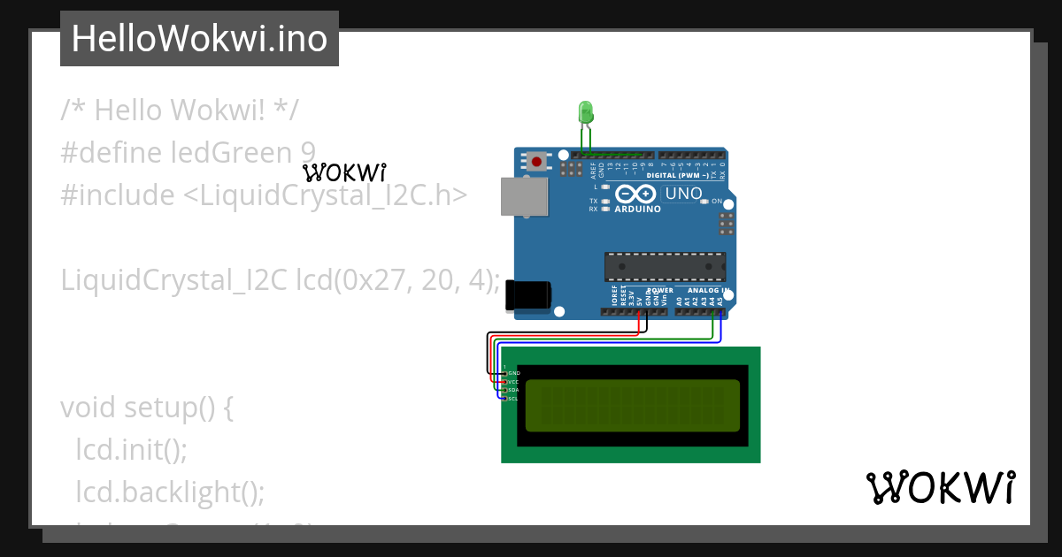 HelloWokwi.ino Copy - Wokwi ESP32, STM32, Arduino Simulator HelloWokwi.ino Copy - Wokwi ESP32, STM32, Arduino Simulator