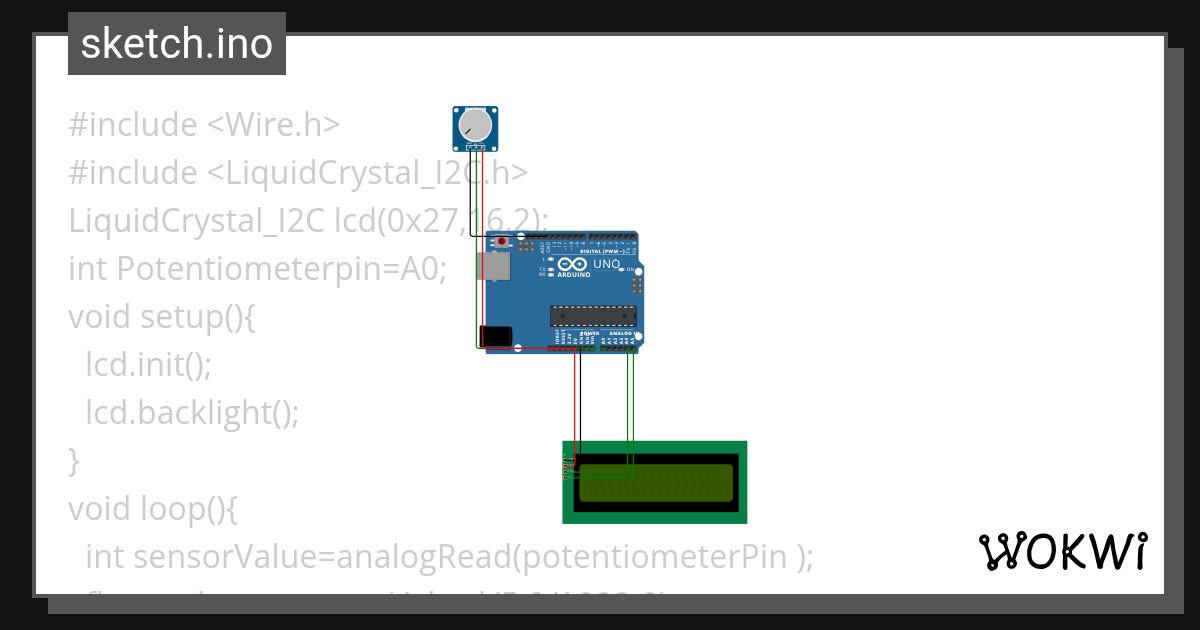 Adcanalog Digital Conventer Wokwi Esp32 Stm32 Arduino Simulator 8707