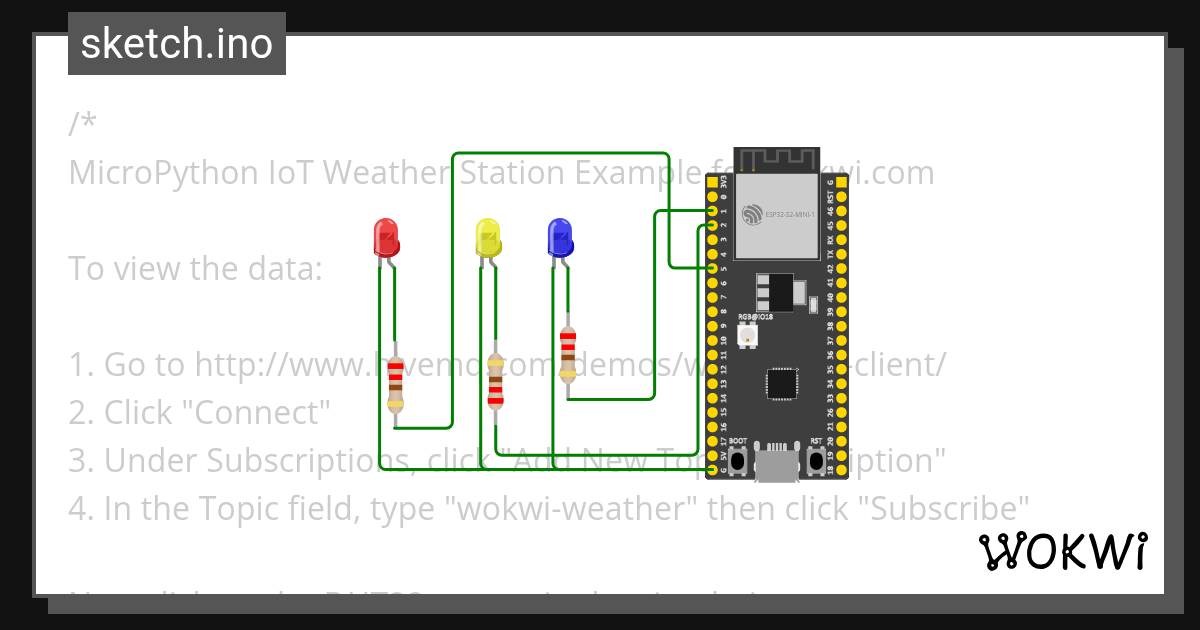 Taller - MQTT Copysemaforomike&rodrigo - Wokwi ESP32, STM32, Arduino Simulator