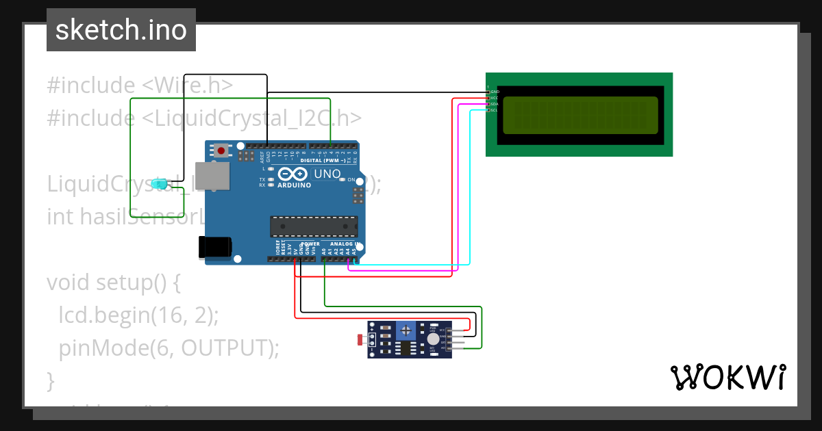 Sensor Ldr Wokwi Esp32 Stm32 Arduino Simulator