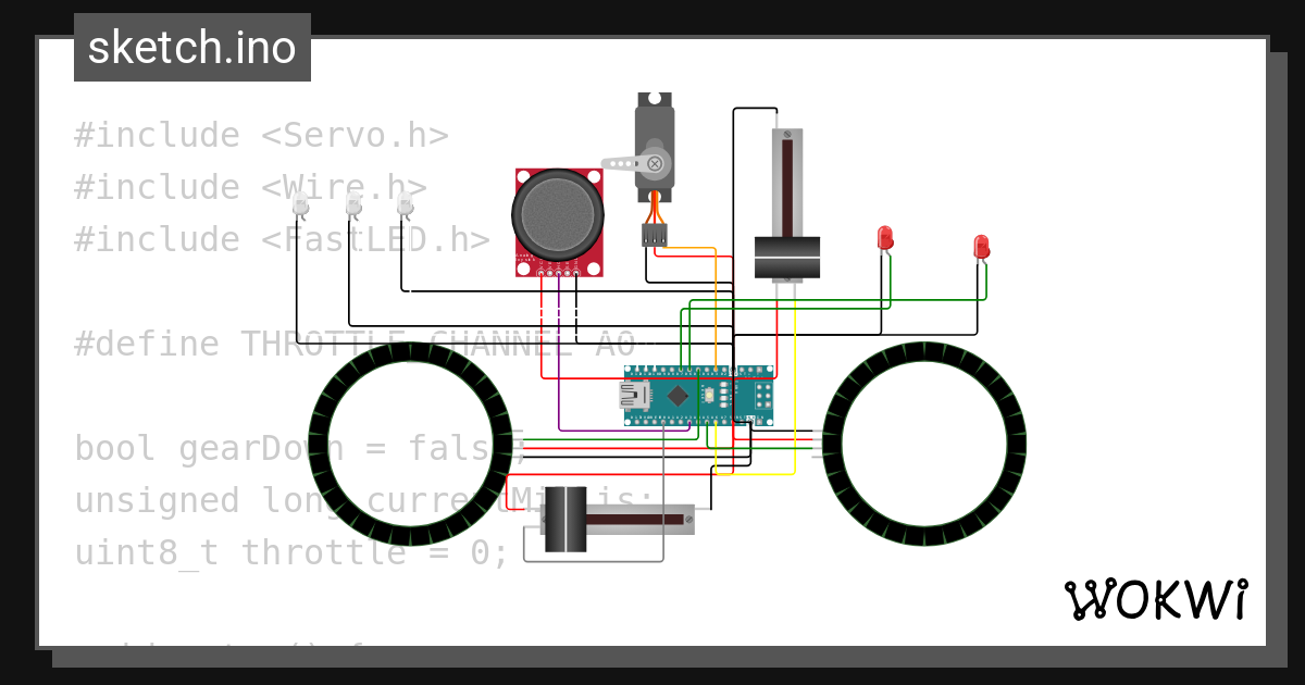 Clean Led Lite Wokwi Esp32 Stm32 Arduino Simulator 9861