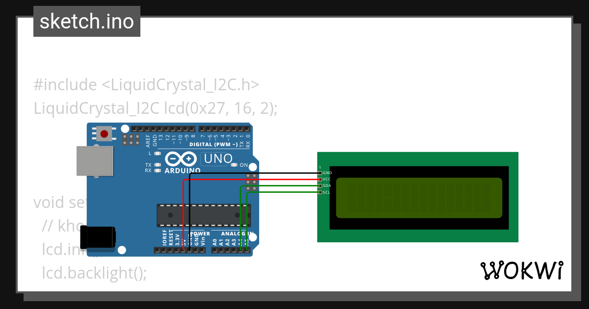 LCD - Wokwi ESP32, STM32, Arduino Simulator LCD - Wokwi ESP32, STM32, Arduino Simulator