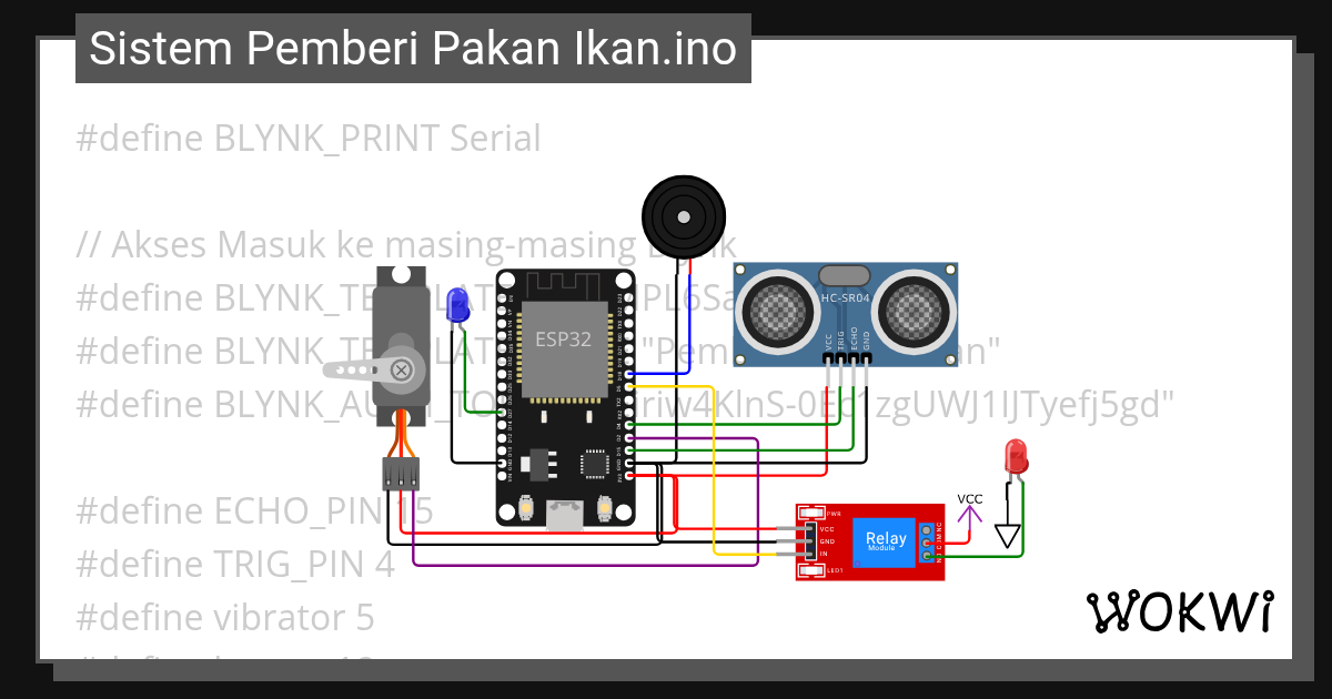 IMK - Pakan Ikan Blynk IoT - Wokwi ESP32, STM32, Arduino Simulator