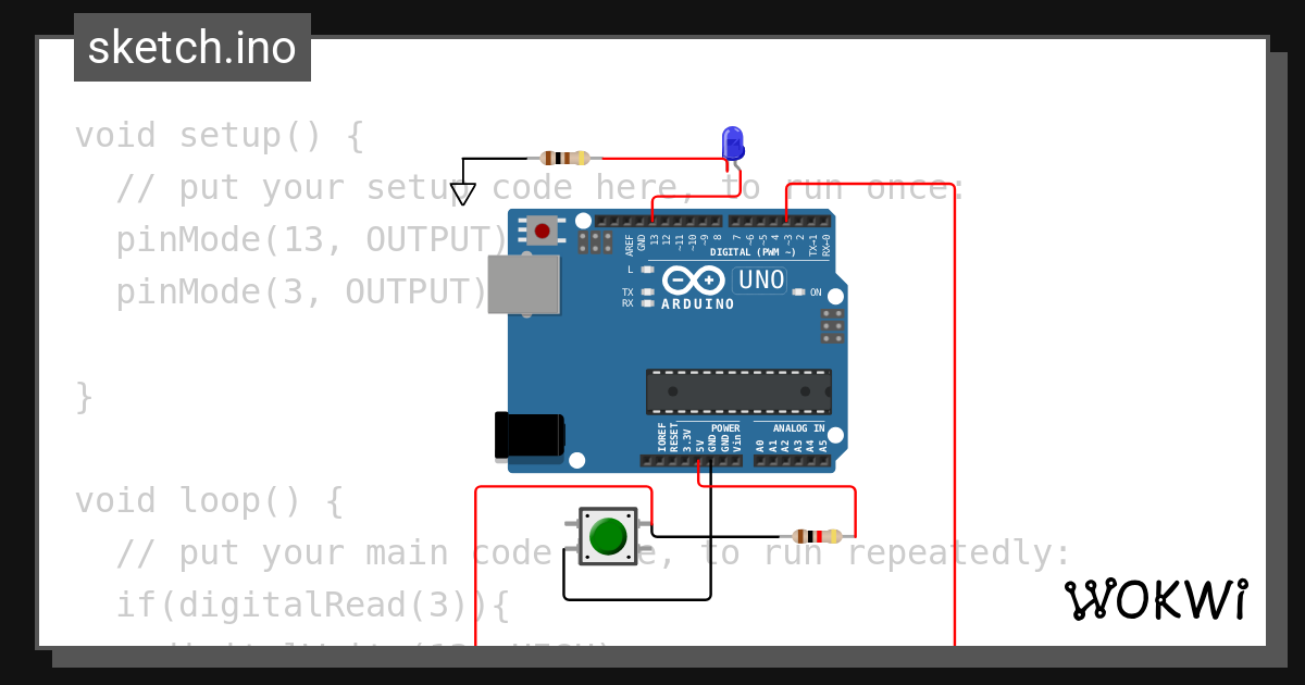 Blink Led P1 Manejo De Wokwi Arduino Wokwi Esp32 Stm32 Arduino Simulator