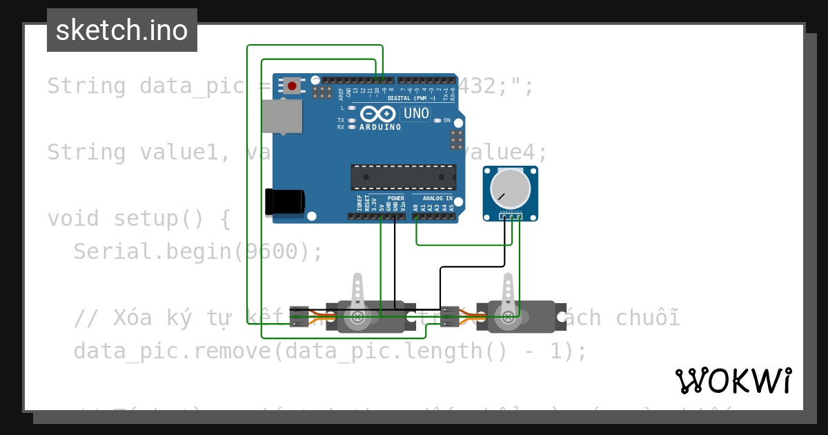 Servo Wokwi Esp32 Stm32 Arduino Simulator