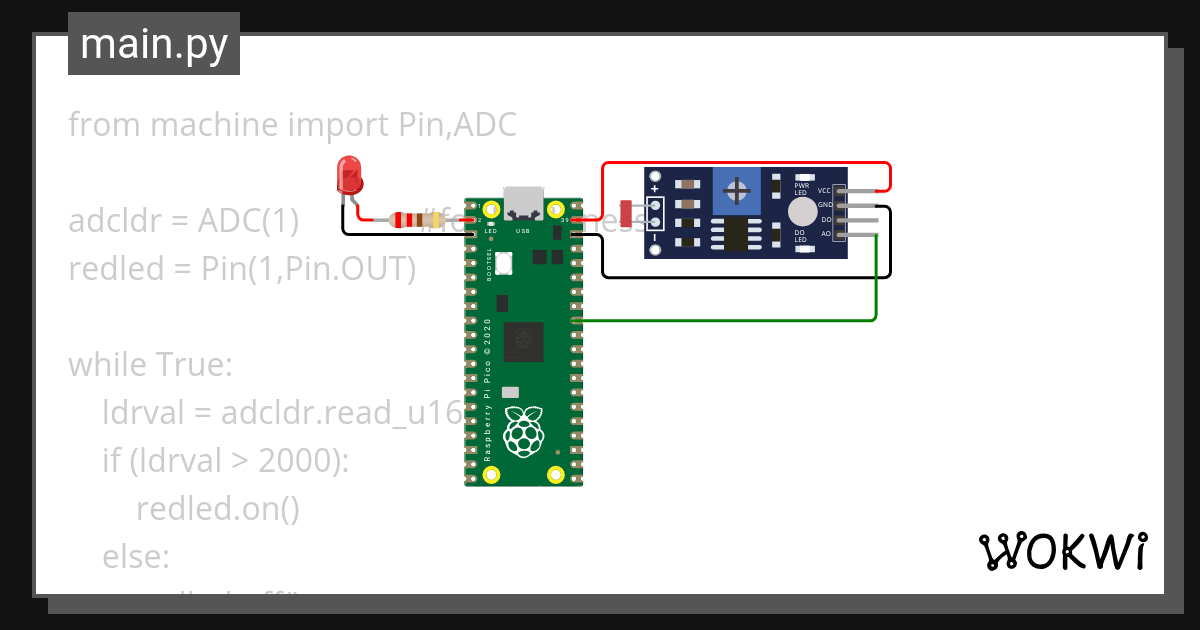 ldr Copy - Wokwi ESP32, STM32, Arduino Simulator