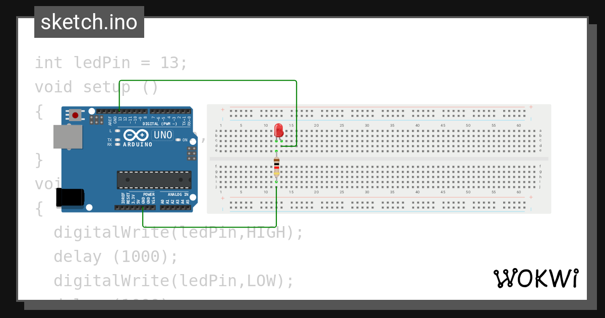 Bài 3bật Tắt đèn Wokwi Esp32 Stm32 Arduino Simulator