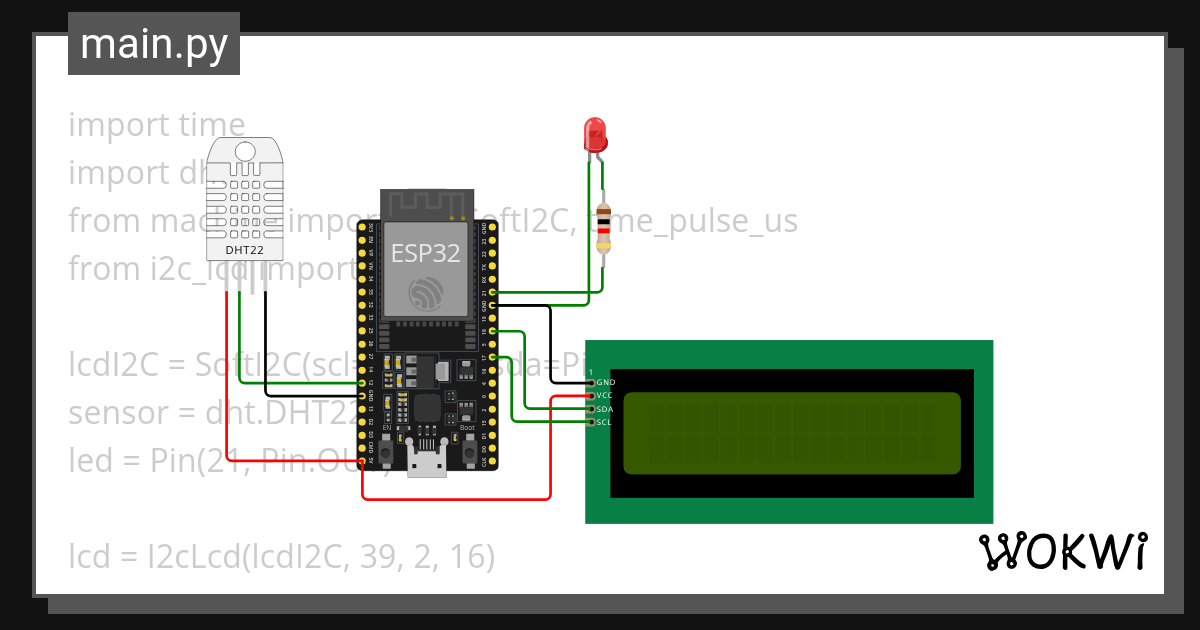 LAB10 - Wokwi ESP32, STM32, Arduino Simulator