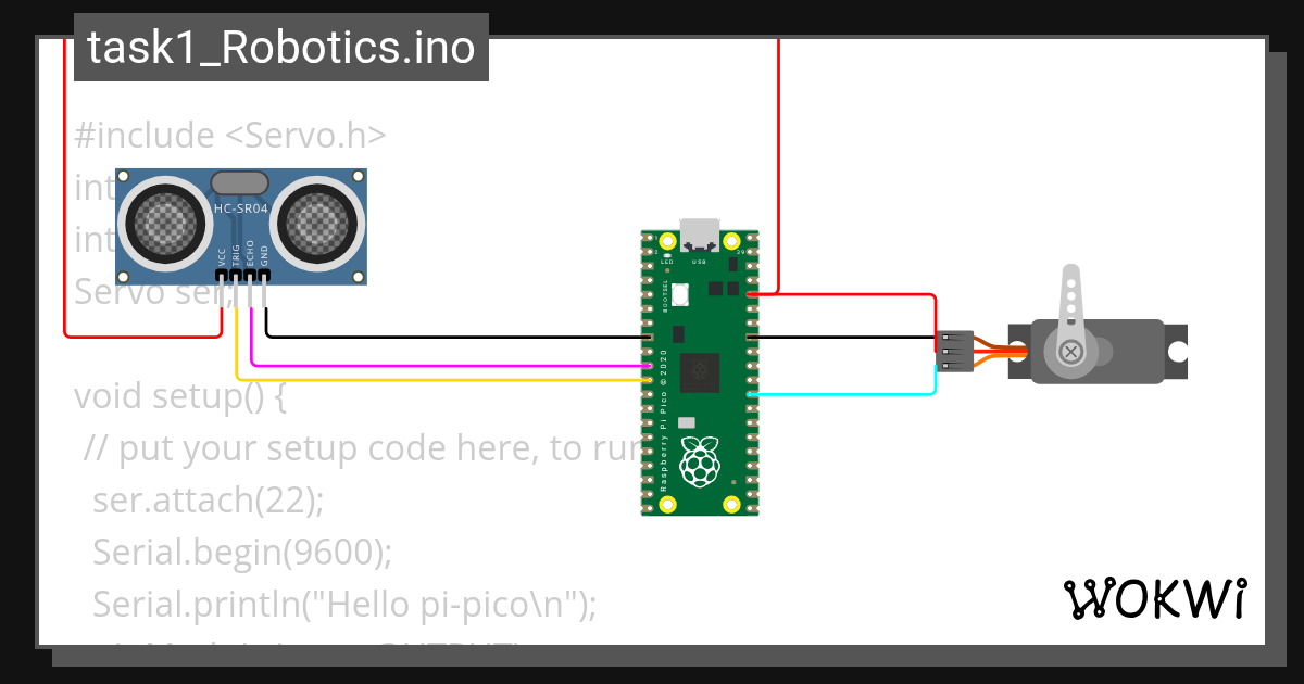 Task1 Robotics Wokwi Esp32 Stm32 Arduino Simulator 