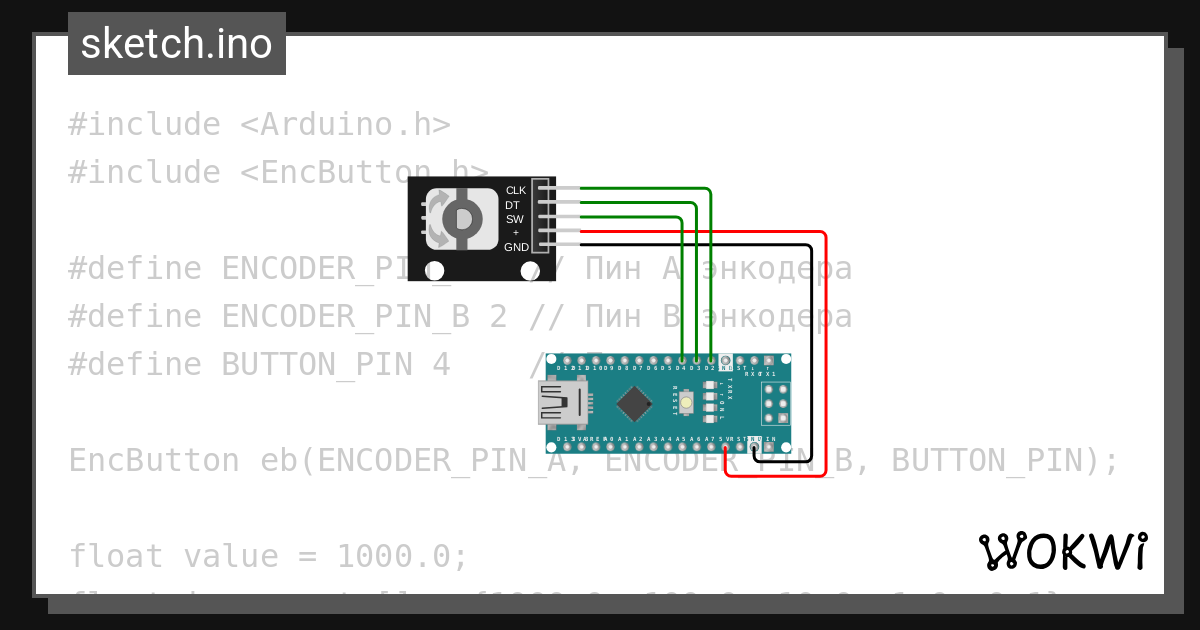 encoder test - Wokwi ESP32, STM32, Arduino Simulator encoder test - Wokwi ESP32, STM32, Arduino Simulator