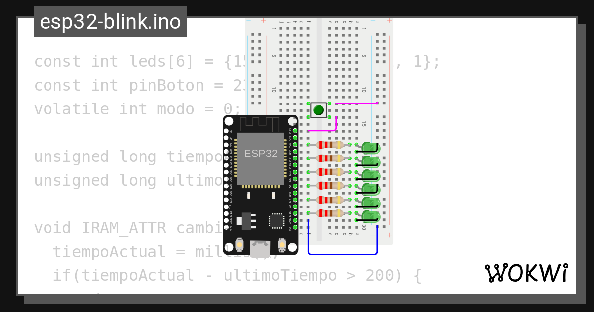 5to Práctica 3 Rotabit Wokwi Esp32 Stm32 Arduino Simulator 