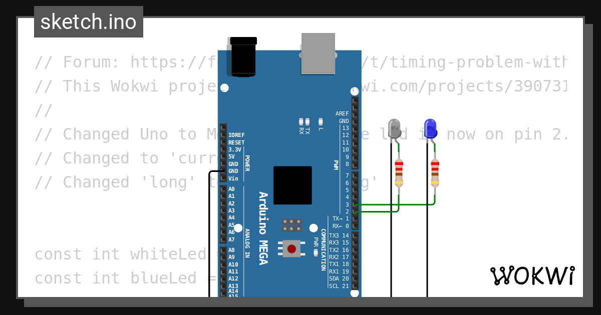 Timing Problem With Millis Wokwi Esp32 Stm32 Arduino Simulator