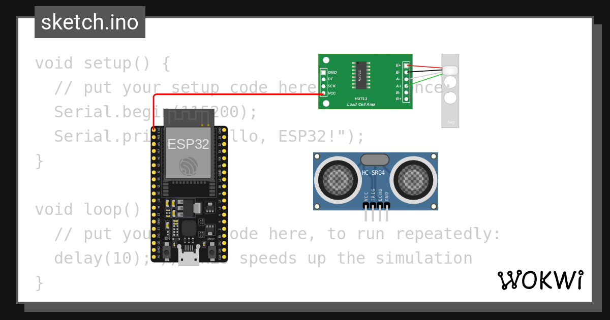Esp32 Load Cell Wokwi Esp32 Stm32 Arduino Simulator