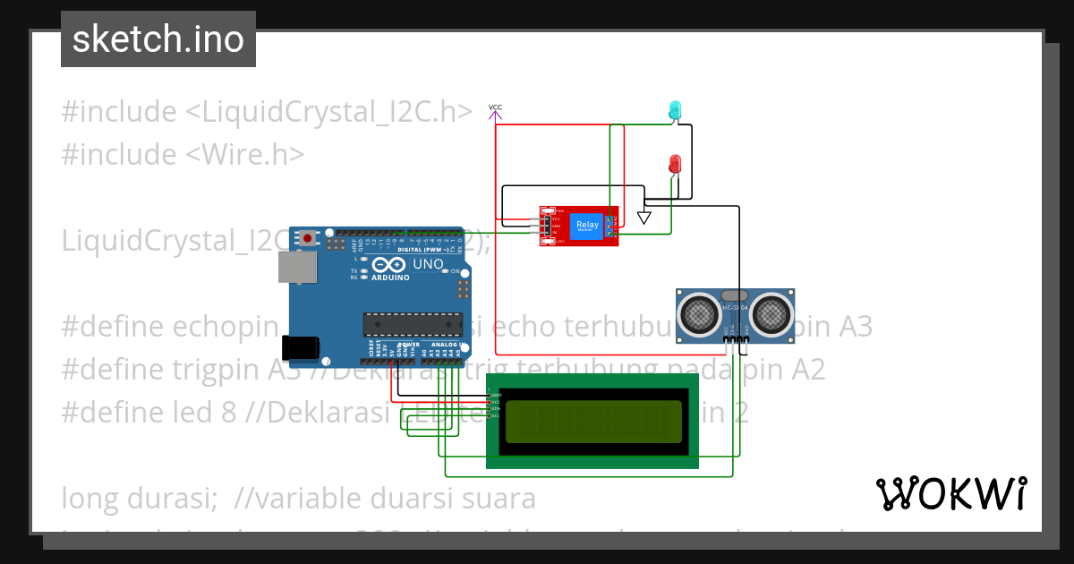 relay pir - Wokwi ESP32, STM32, Arduino Simulator