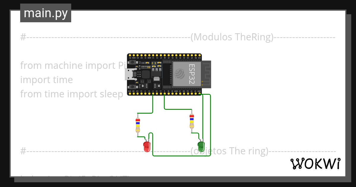 leds - Wokwi ESP32, STM32, Arduino Simulator