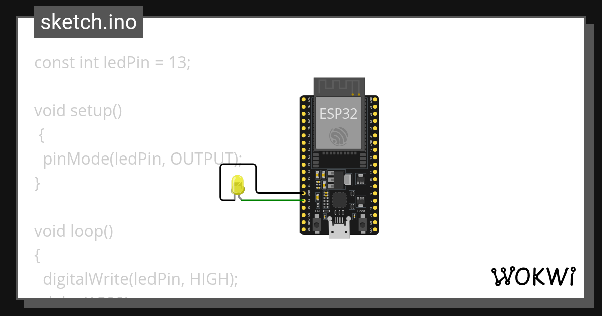Wokwi - Online ESP32, STM32, Arduino Simulator