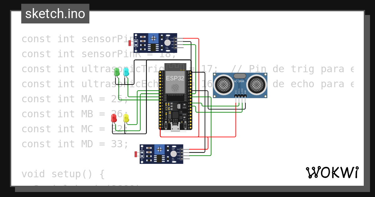 Mini Sumo Copy Wokwi Esp32 Stm32 Arduino Simulator