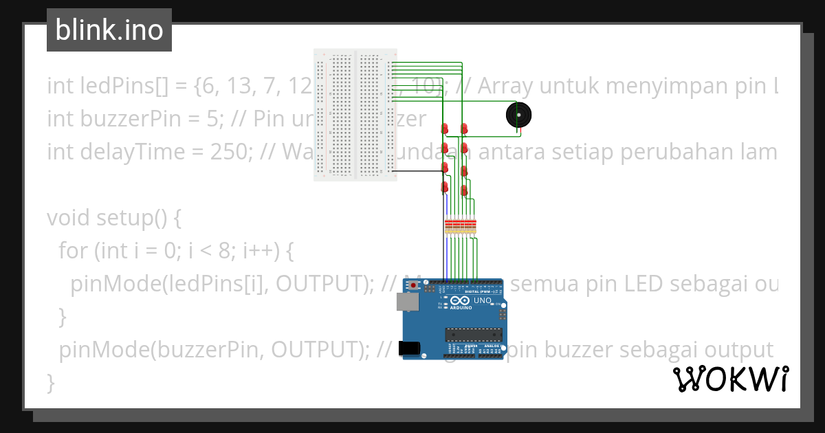 blink.ino Copy - Wokwi ESP32, STM32, Arduino Simulator