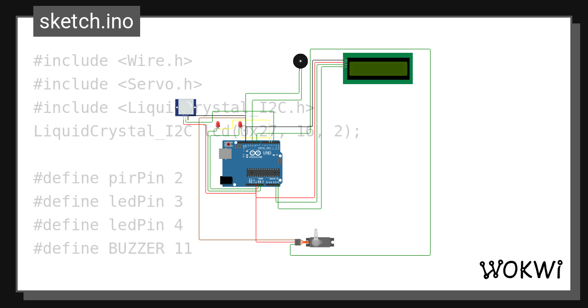 Nayla Pir Servo Nia Wokwi Esp32 Stm32 Arduino Simulator 5352