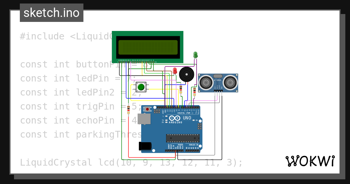 Distance Ting Test4 Wokwi Esp32 Stm32 Arduino Simulator 3723