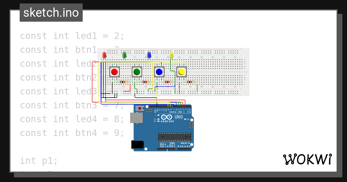 7 Tombol Wokwi Esp32 Stm32 Arduino Simulator 