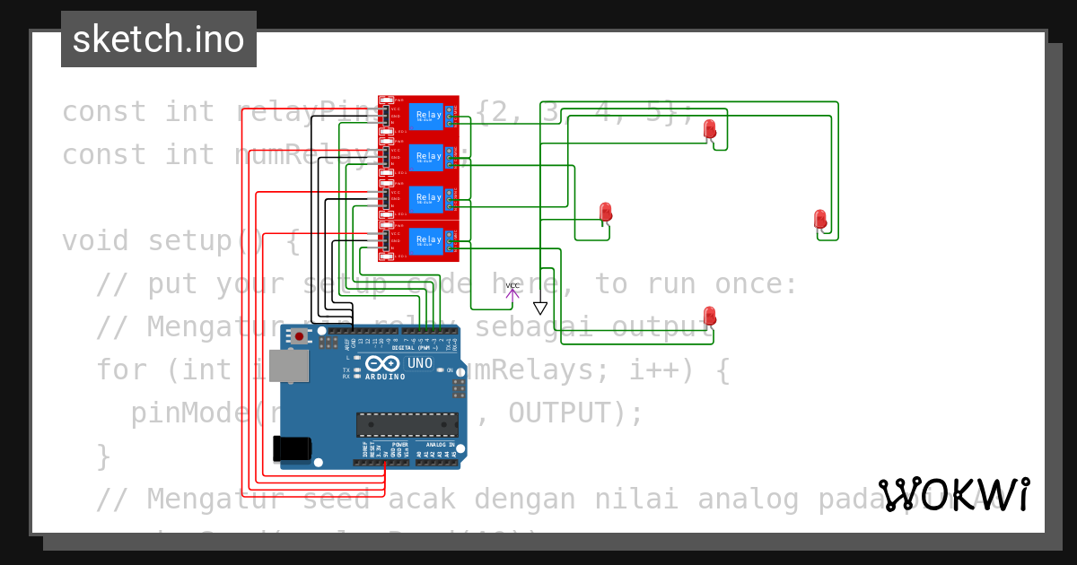 Relay Used Wokwi Esp32 Stm32 Arduino Simulator