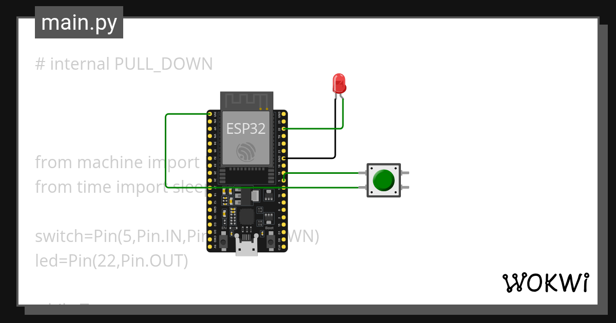 Upythoninternalpulldown Wokwi Esp32 Stm32 Arduino Simulator