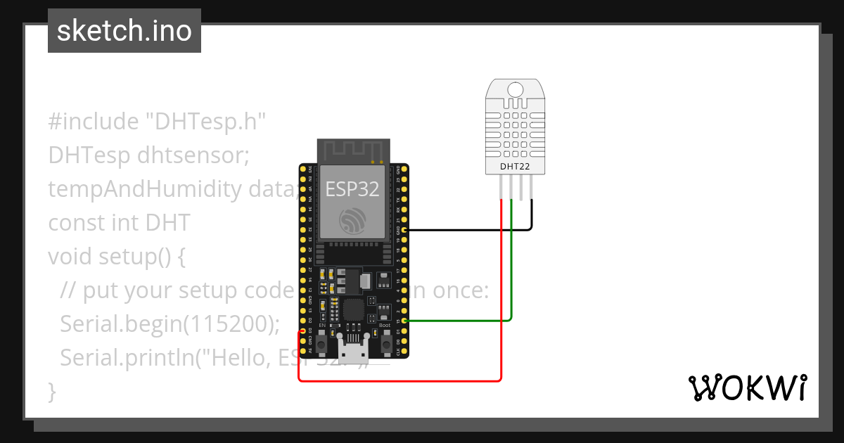 DHT - Wokwi ESP32, STM32, Arduino Simulator DHT - Wokwi ESP32, STM32, Arduino Simulator
