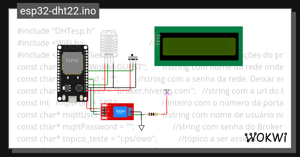 Comunicação Espo Wokwi Esp32 Stm32 Arduino Simulator 5615