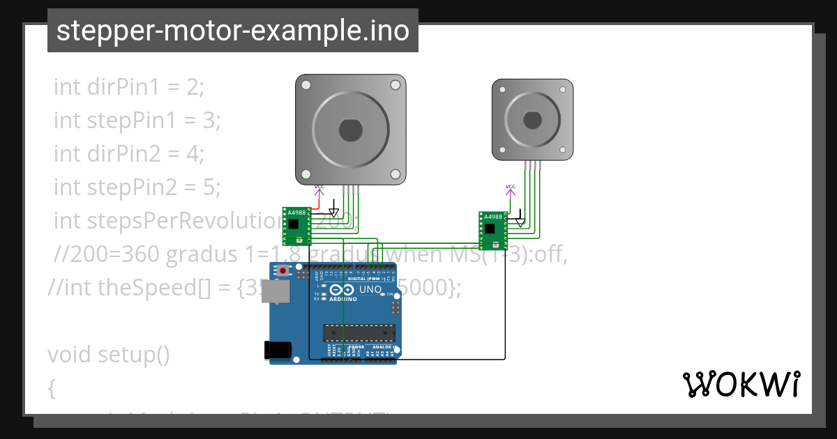 2steppermotor Copy - Wokwi ESP32, STM32, Arduino Simulator