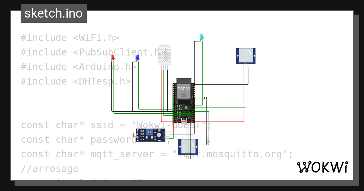 Smarthouse Wokwi Esp32 Stm32 Arduino Simulator 3182